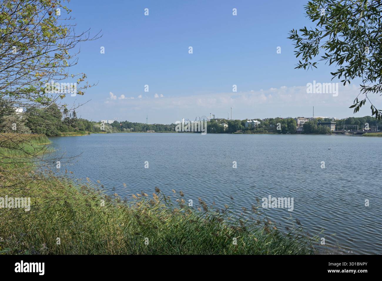 Meeresbucht Töölö bay, Töölönlahti, Helsinki, Finnland *** Töölö bay ...