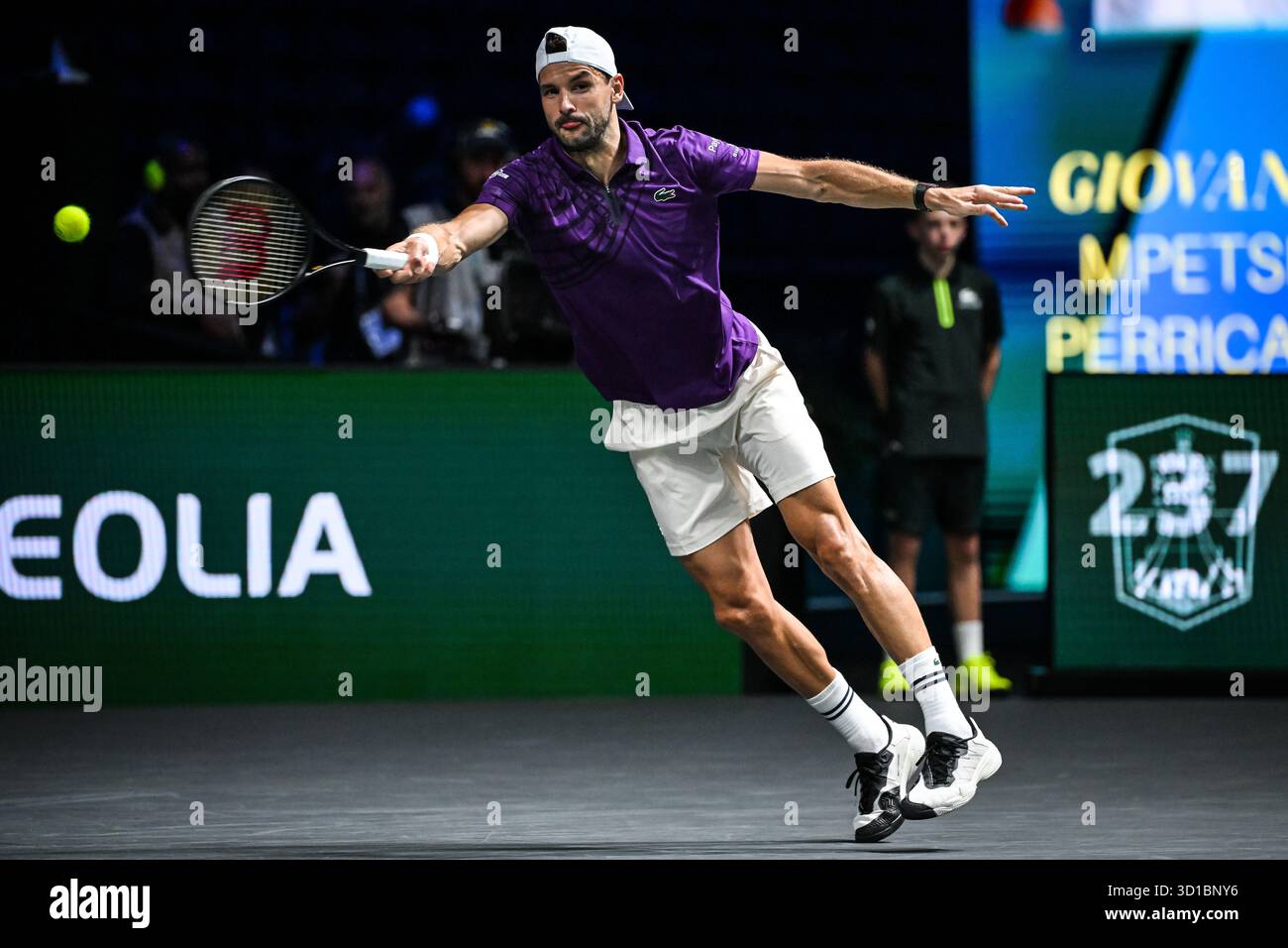 Grigor DIMITROV of Bulgaria during the first day of the Rolex Paris ...