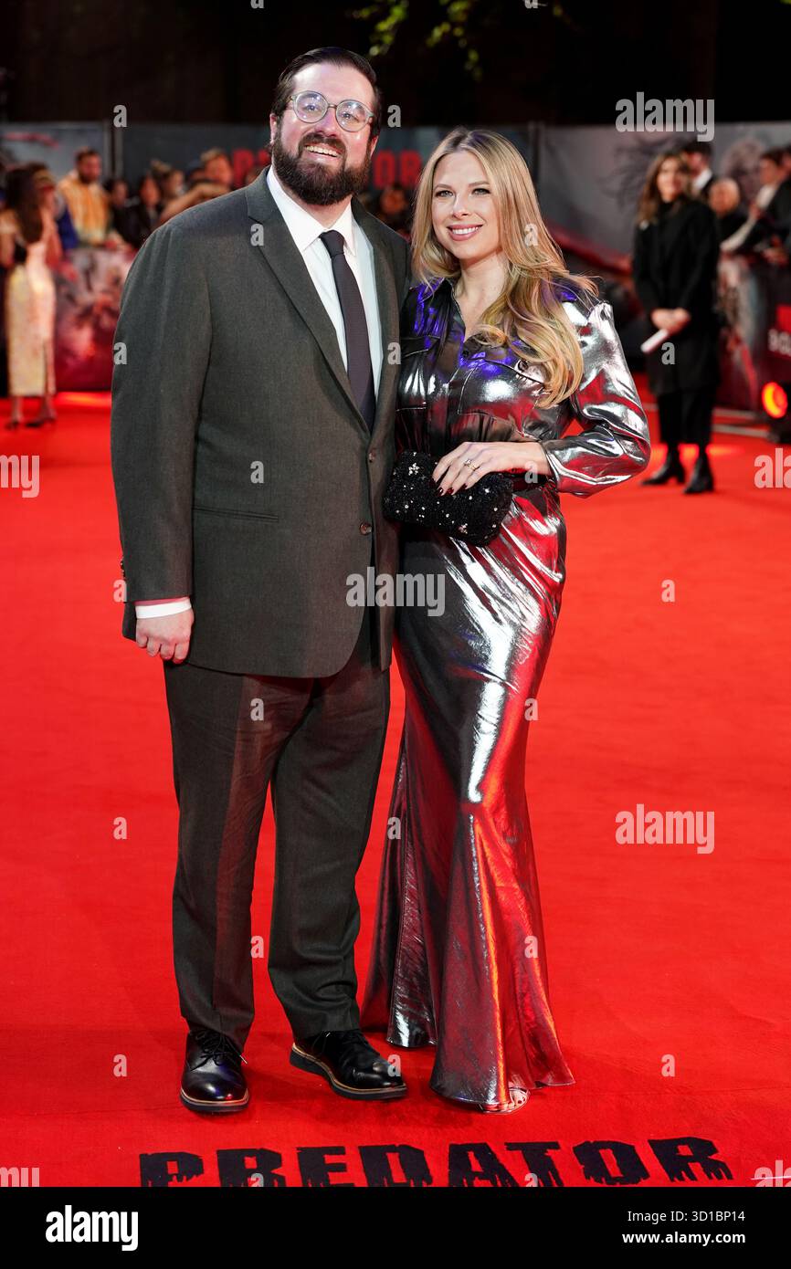 Ben Rosenblatt (left) and Greta Rosenblatt attending the Predator ...