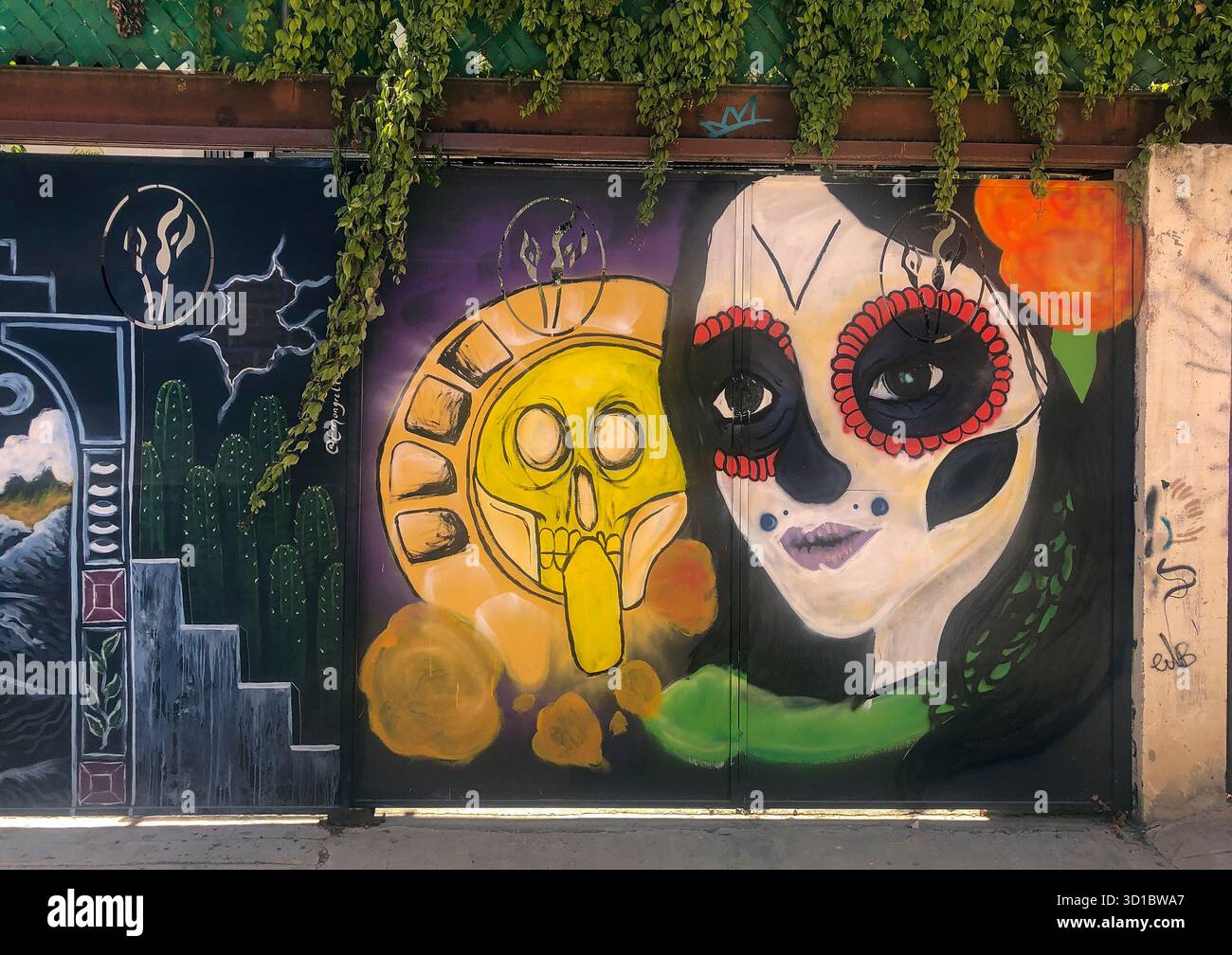 Colorful Urban Wall Mural Depicting Surreal Artistic Theme in San ...