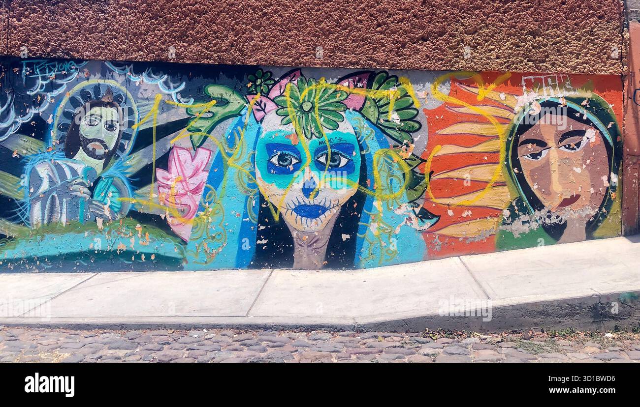 Colorful Urban Wall Mural Depicting Surreal Artistic Theme in San ...