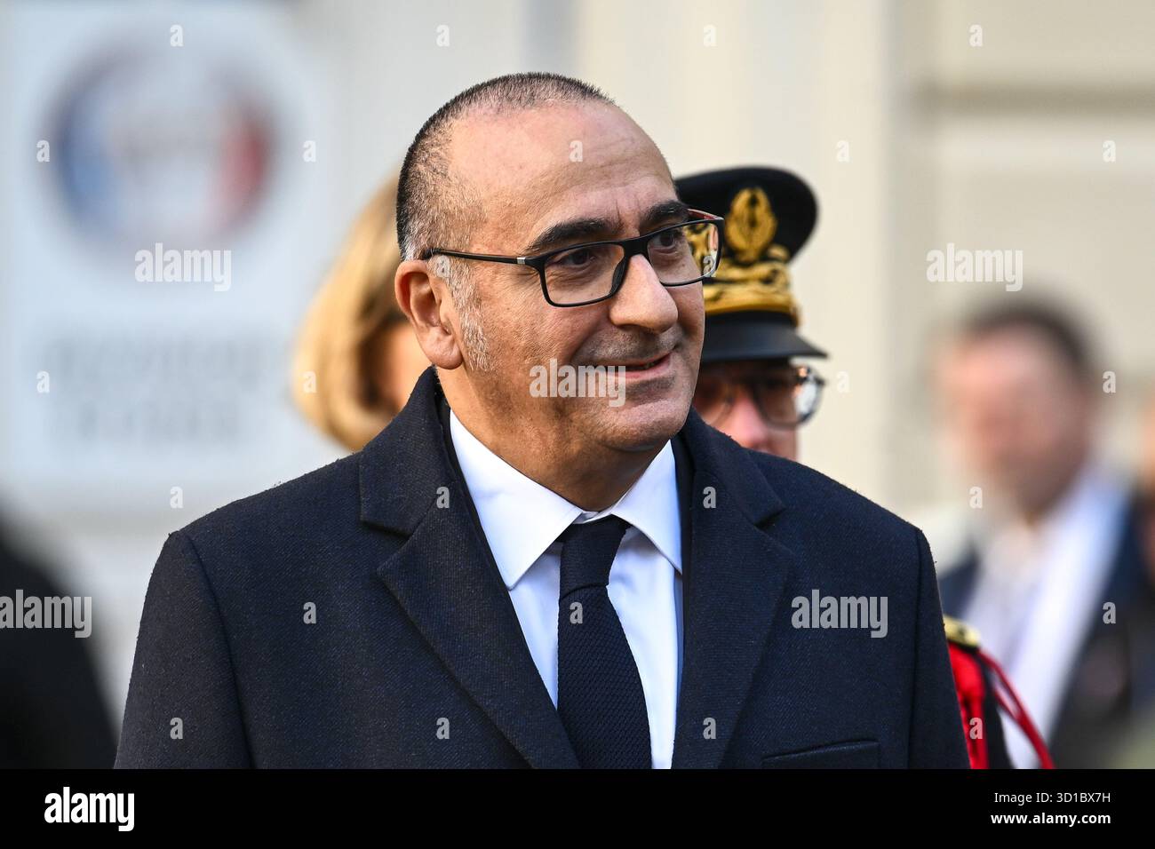 Mr Laurent Nunez, Minister of the Interior. Inauguration ceremony for ...