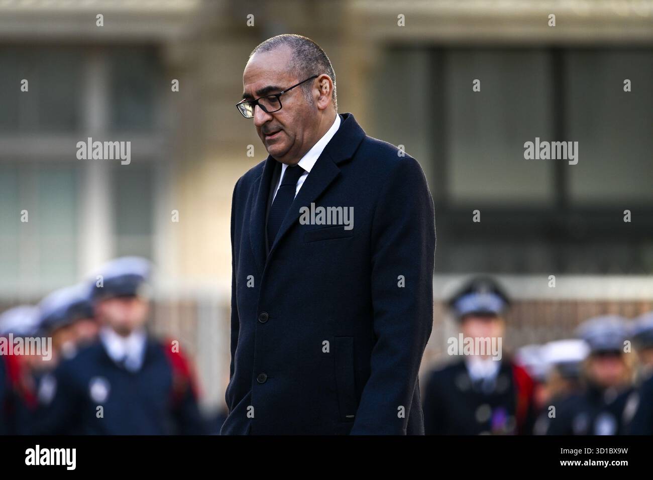 Mr Laurent Nunez, Minister of the Interior. Inauguration ceremony for ...