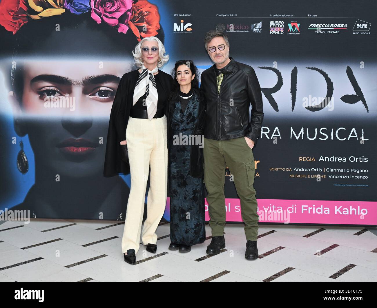 Milan, Italy FRIDA OPERA MUSICAL photocall cast presentation of the ...