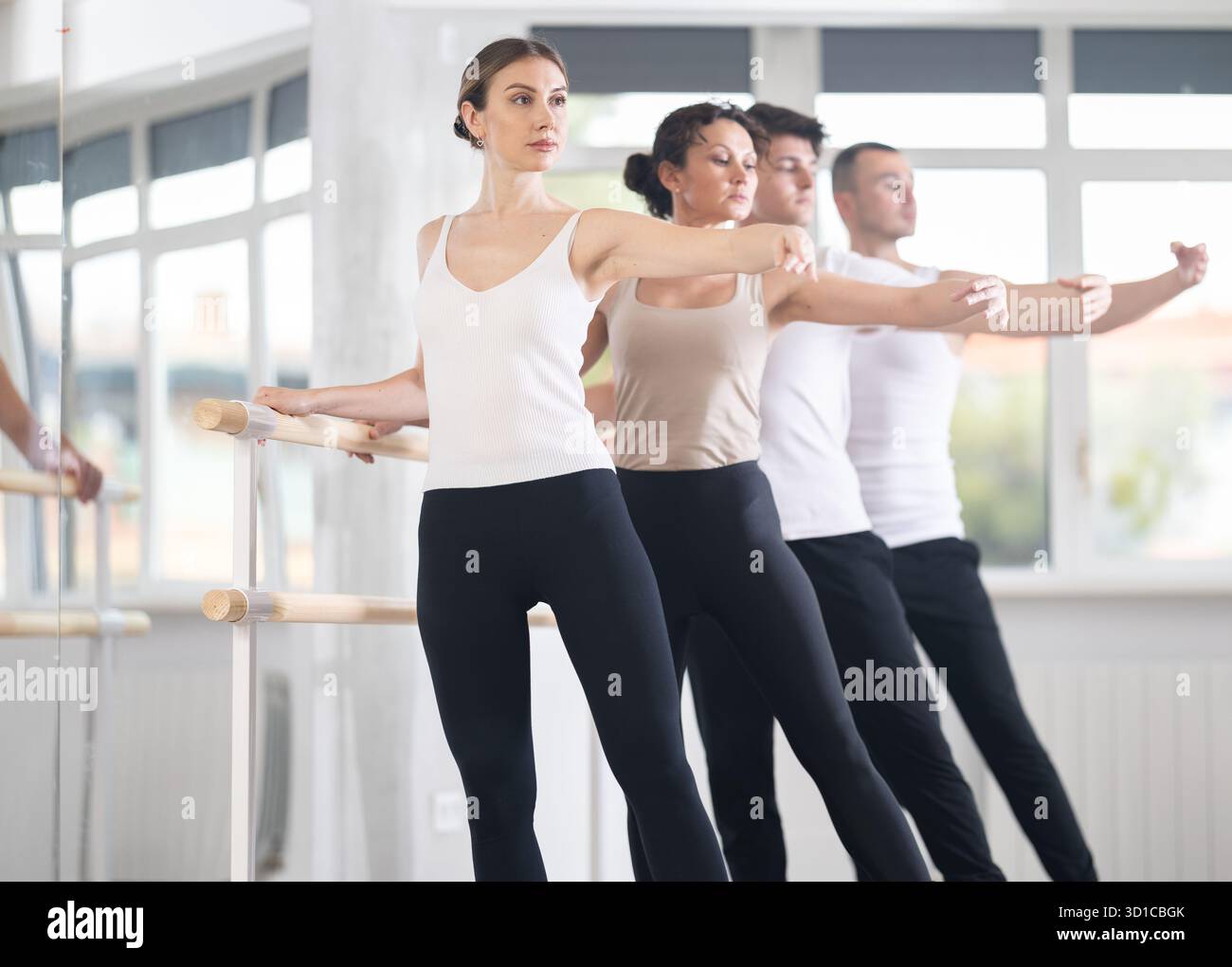 Woman performing demi rond hi-res stock photography and images - Alamy
