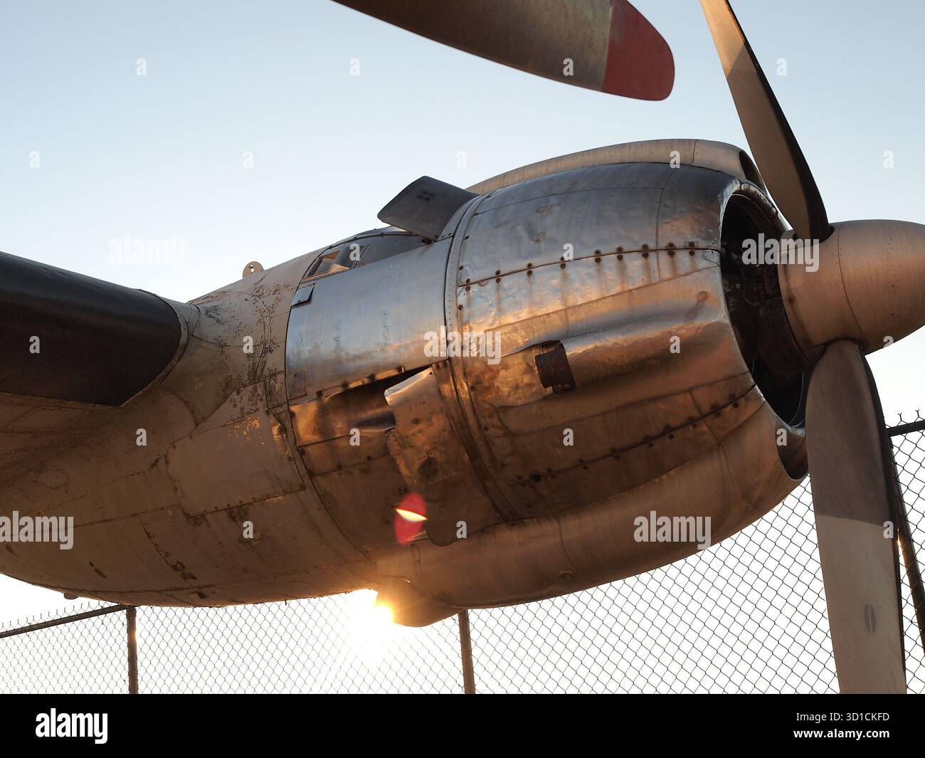 Abstract view of an airplane tail section from the 1950s hi-res stock ...