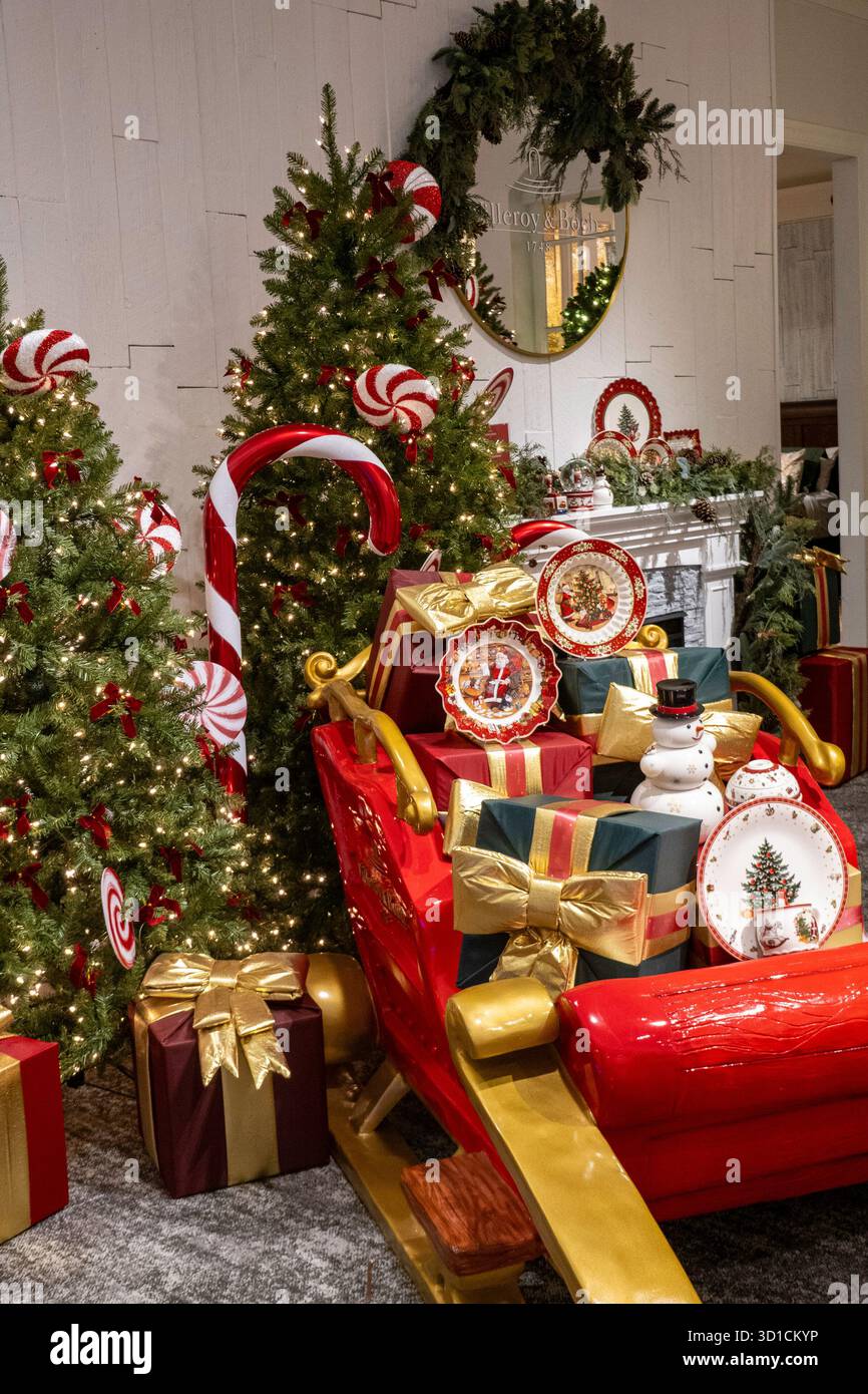 Holiday Lane at R.H. Macy Flagship Department Store is a seasonal ...