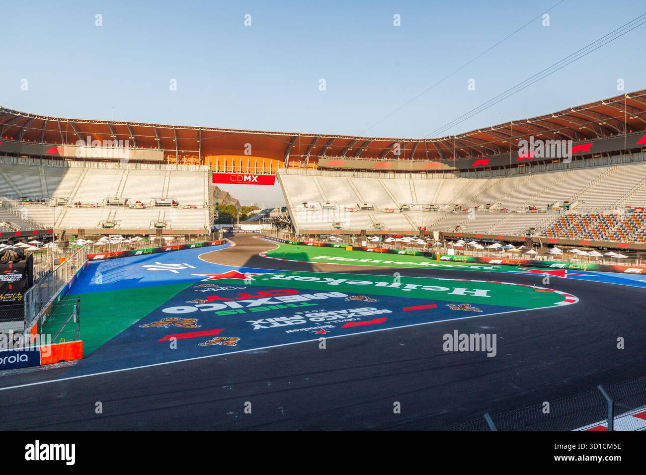Foro Sol Stadium before the Formula 1 Mexico City Grand Prix at ...