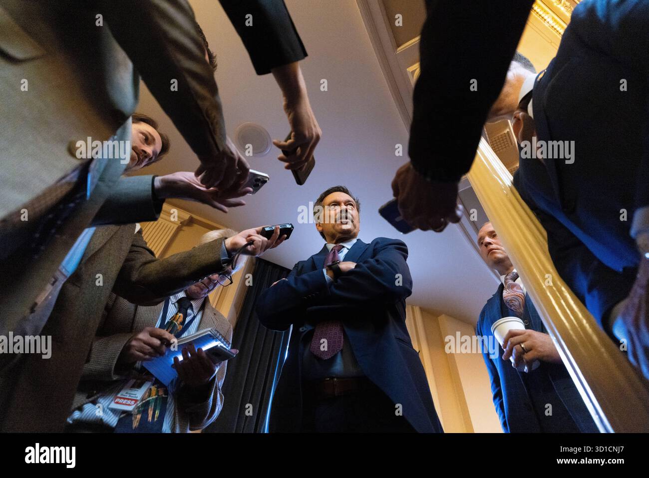 House Minority Leader Del. Terry Kilgore, R-Scott, speaks to members of ...