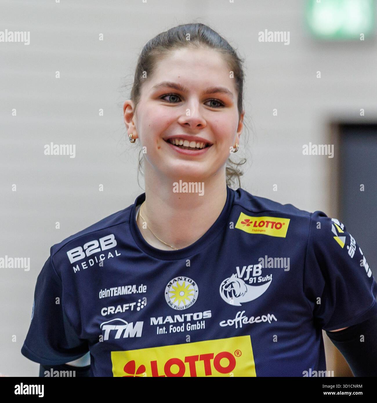 Alina Nasin (Suhl, 17), 25.10.2025, Erfurt (Deutschland), Volleyball, 1 ...