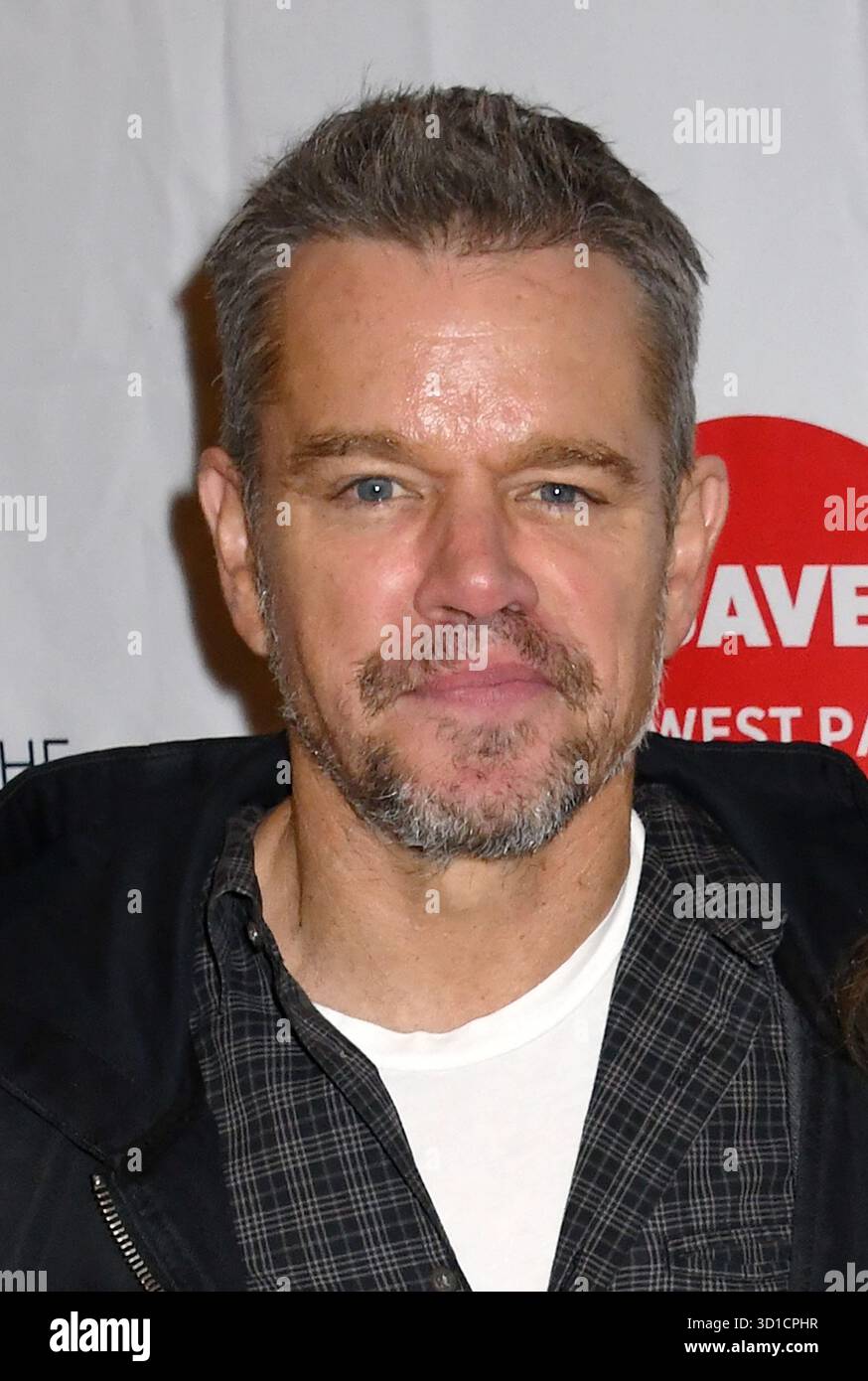 NEW YORK, NY- OCTOBER 27: Matt Damon at Center at West Parks’ Kenneth ...
