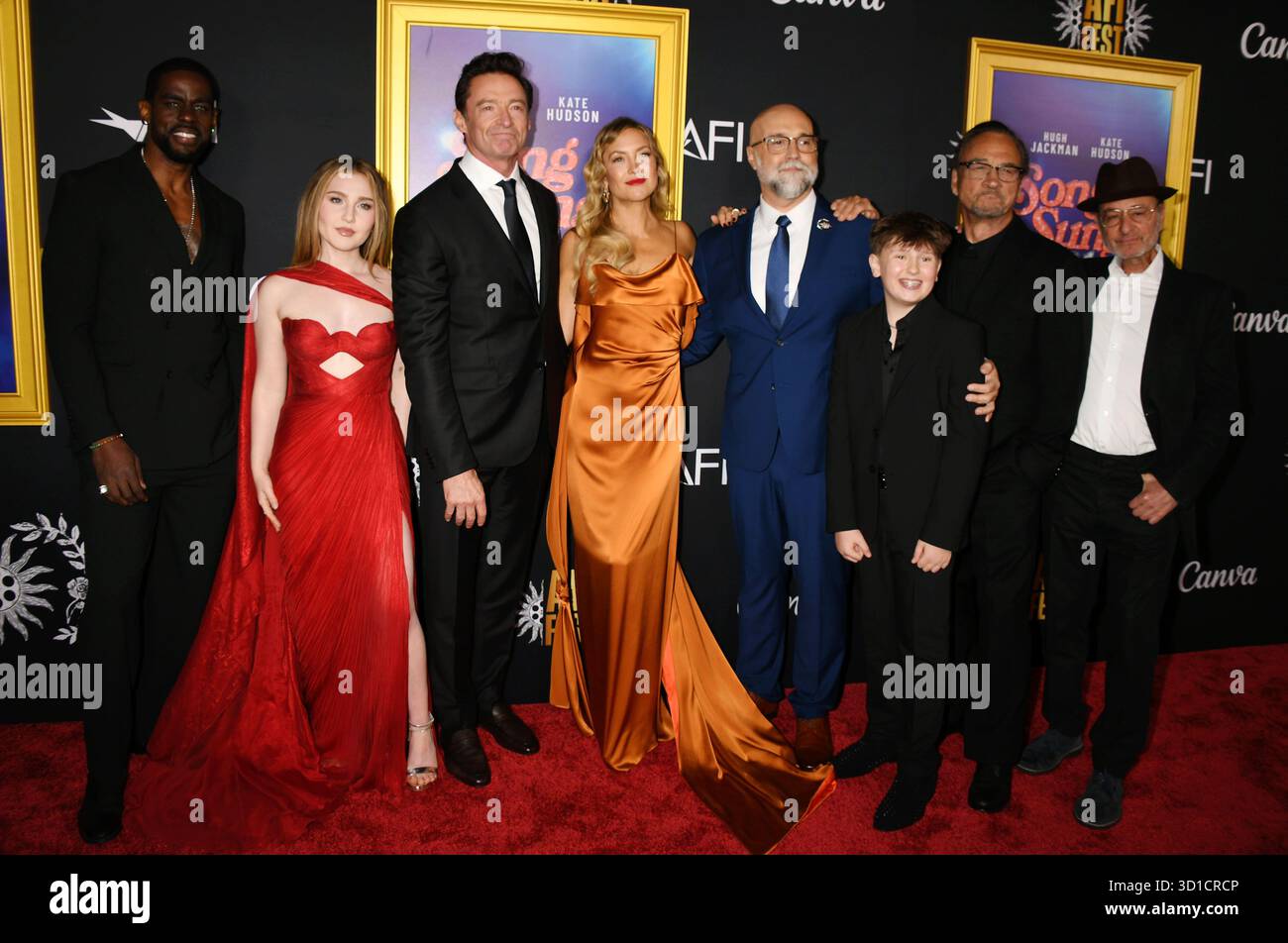 HOLLYWOOD, CALIFORNIA - OCTOBER 26: (L-R) Mustafa Shakir, Ella Anderson ...