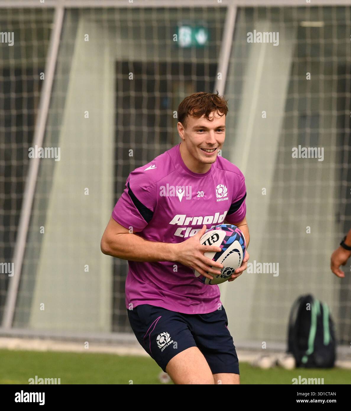 Quilter nations series match jamie dobie glasgow warriors hi-res stock ...