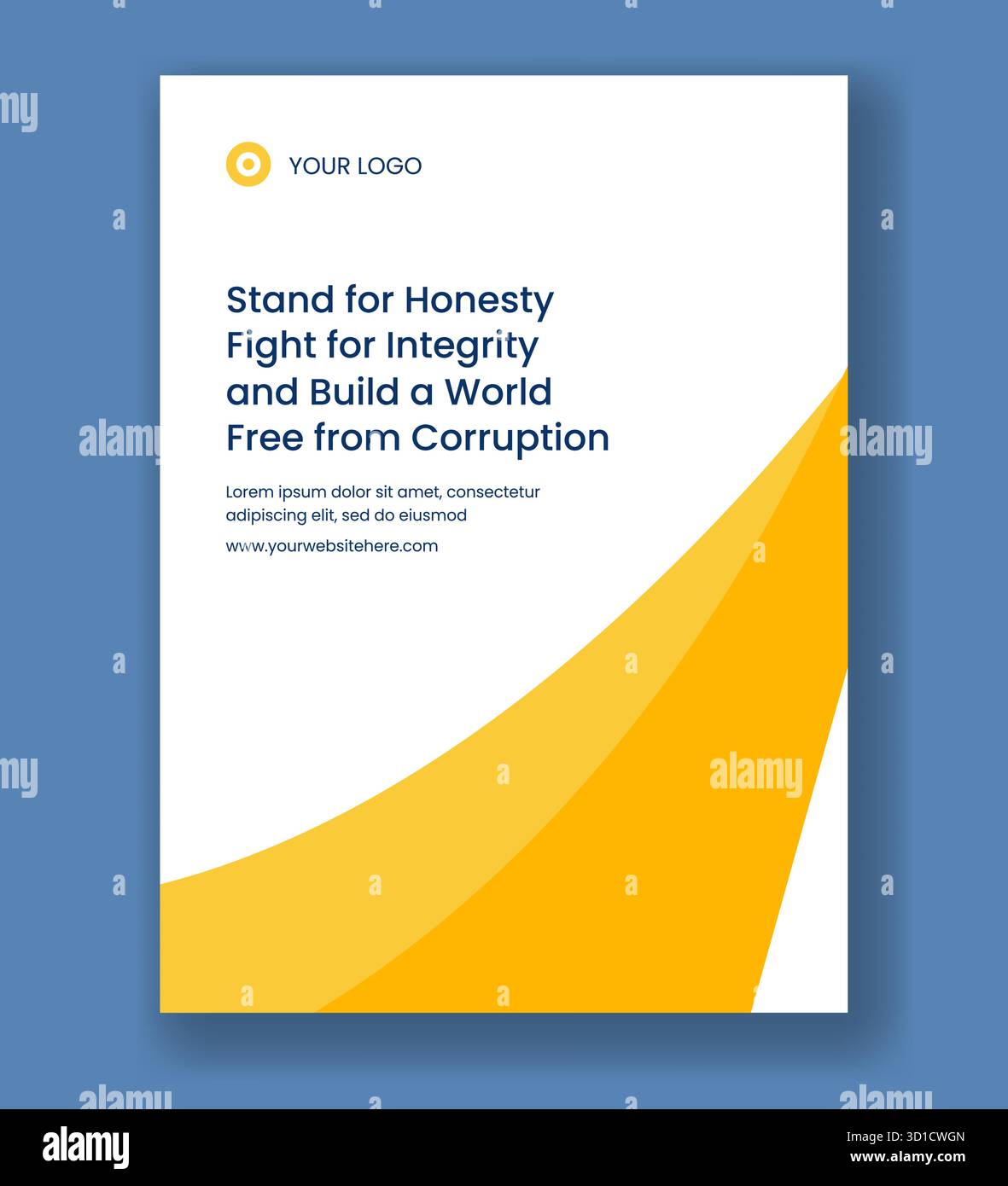 Vertical Poster Template for International Anti-Corruption Day Flat ...