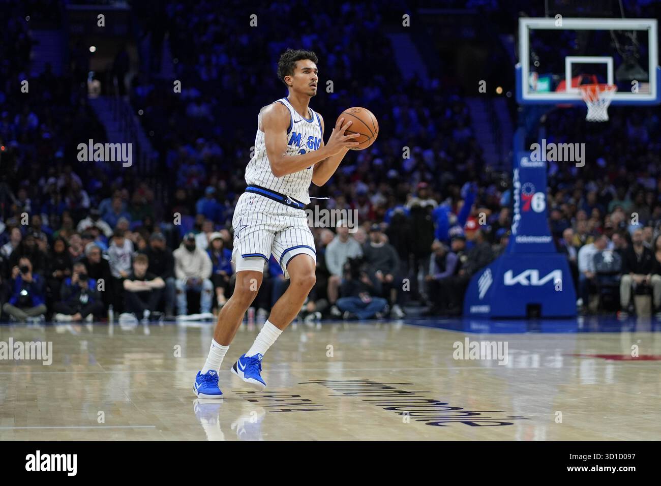 Orlando Magic's Tristan da Silva plays during an NBA basketball game ...