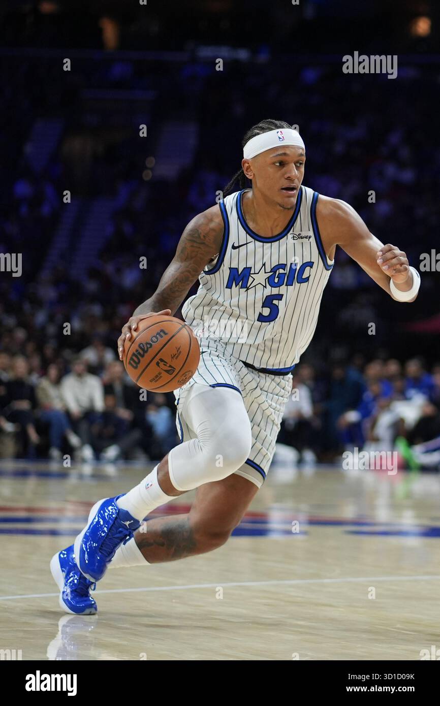 Orlando Magic's Paolo Banchero plays during an NBA basketball game ...