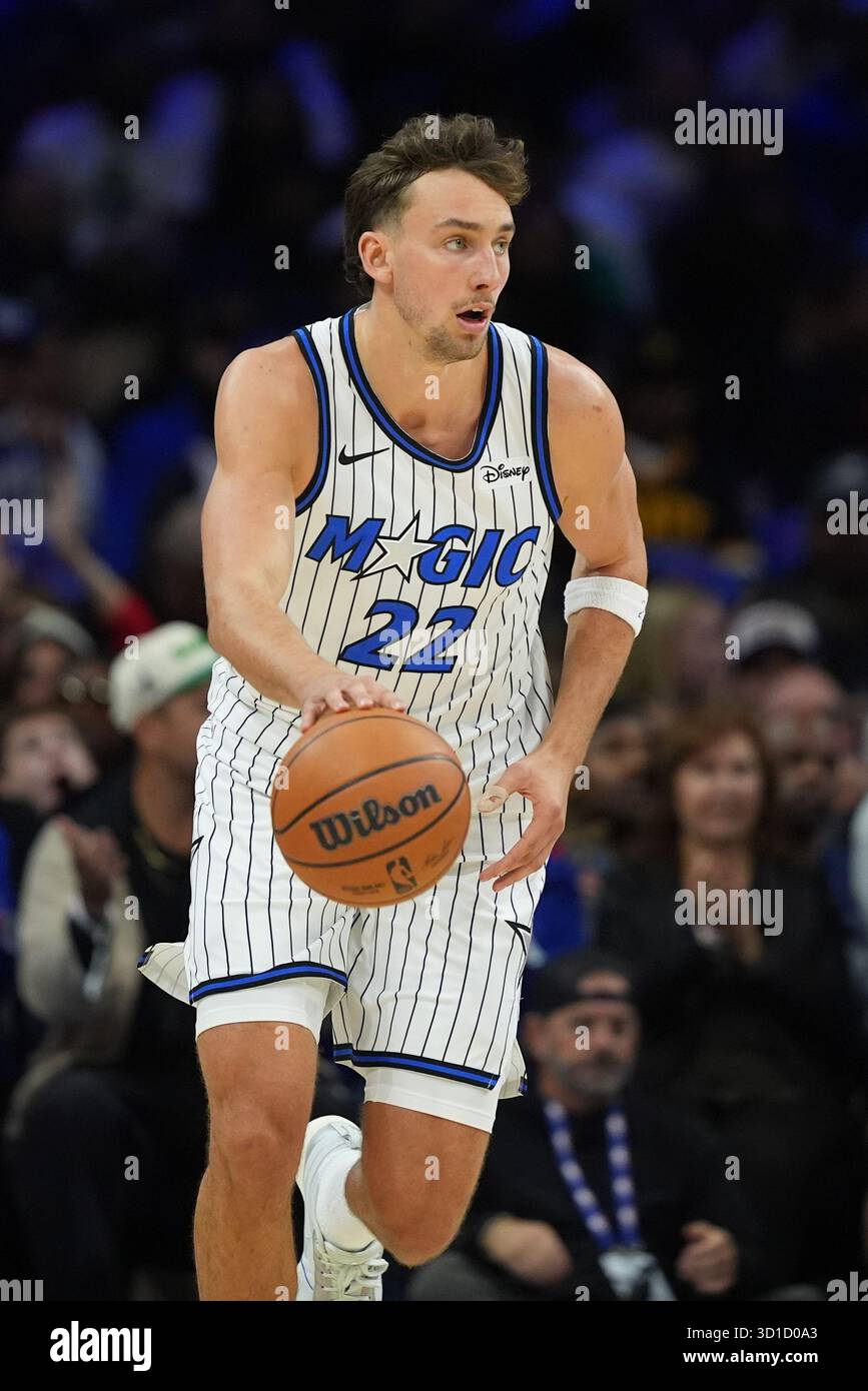 Orlando Magic's Franz Wagner plays during an NBA basketball game Monday ...