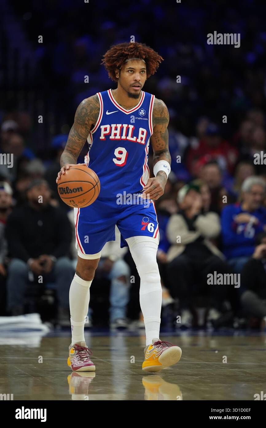 Philadelphia 76ers' Kelly Oubre Jr. plays during an NBA basketball game ...