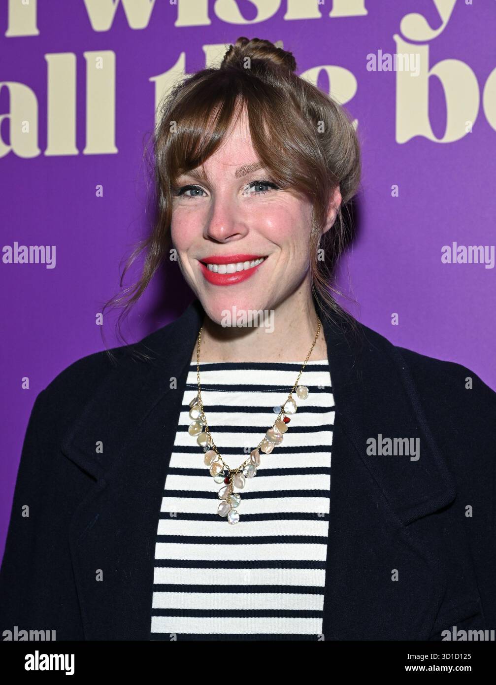 Emma Myles attends the premiere of "I Wish You All the Best" at IPIC ...