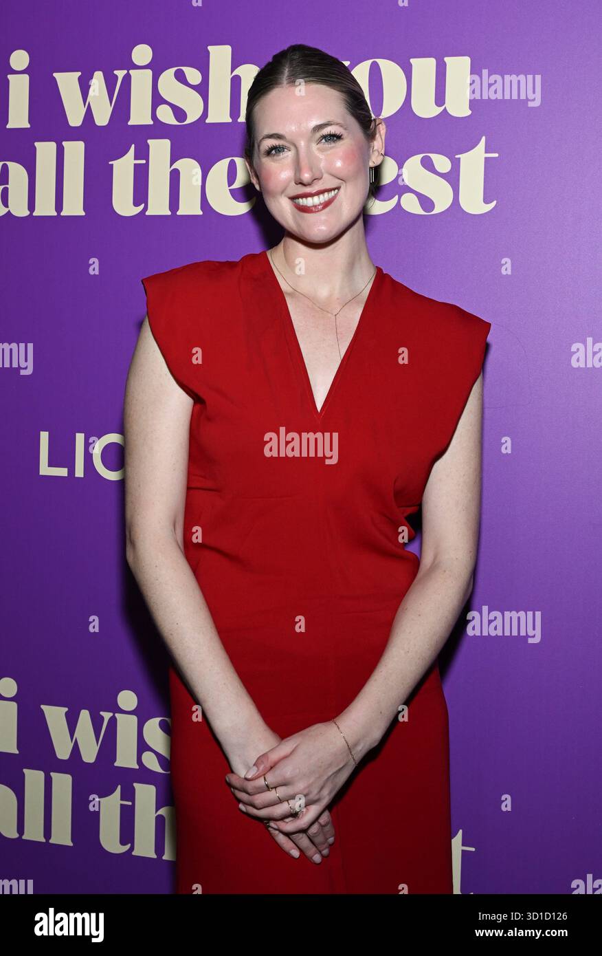 Emma O'Connor attends the premiere of "I Wish You All the Best" at IPIC ...