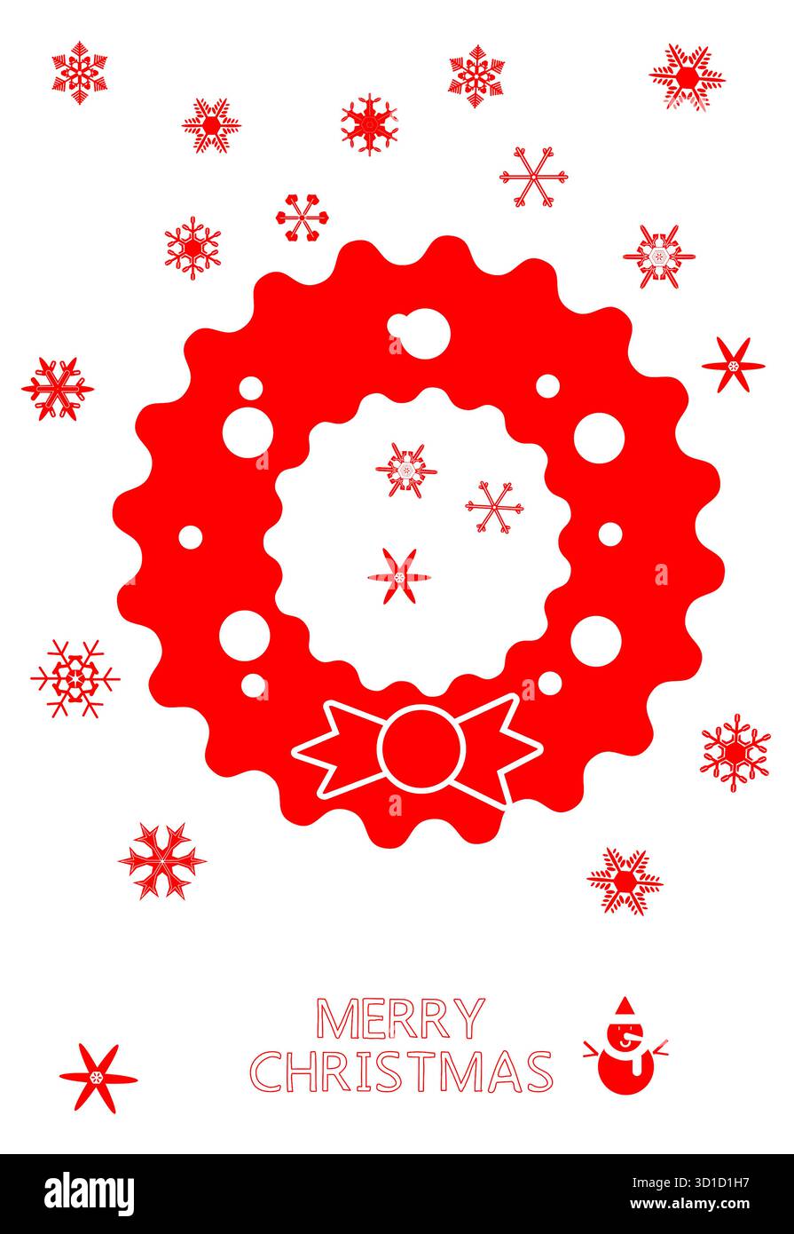 Festive winter interior design Stock Vector Images - Alamy