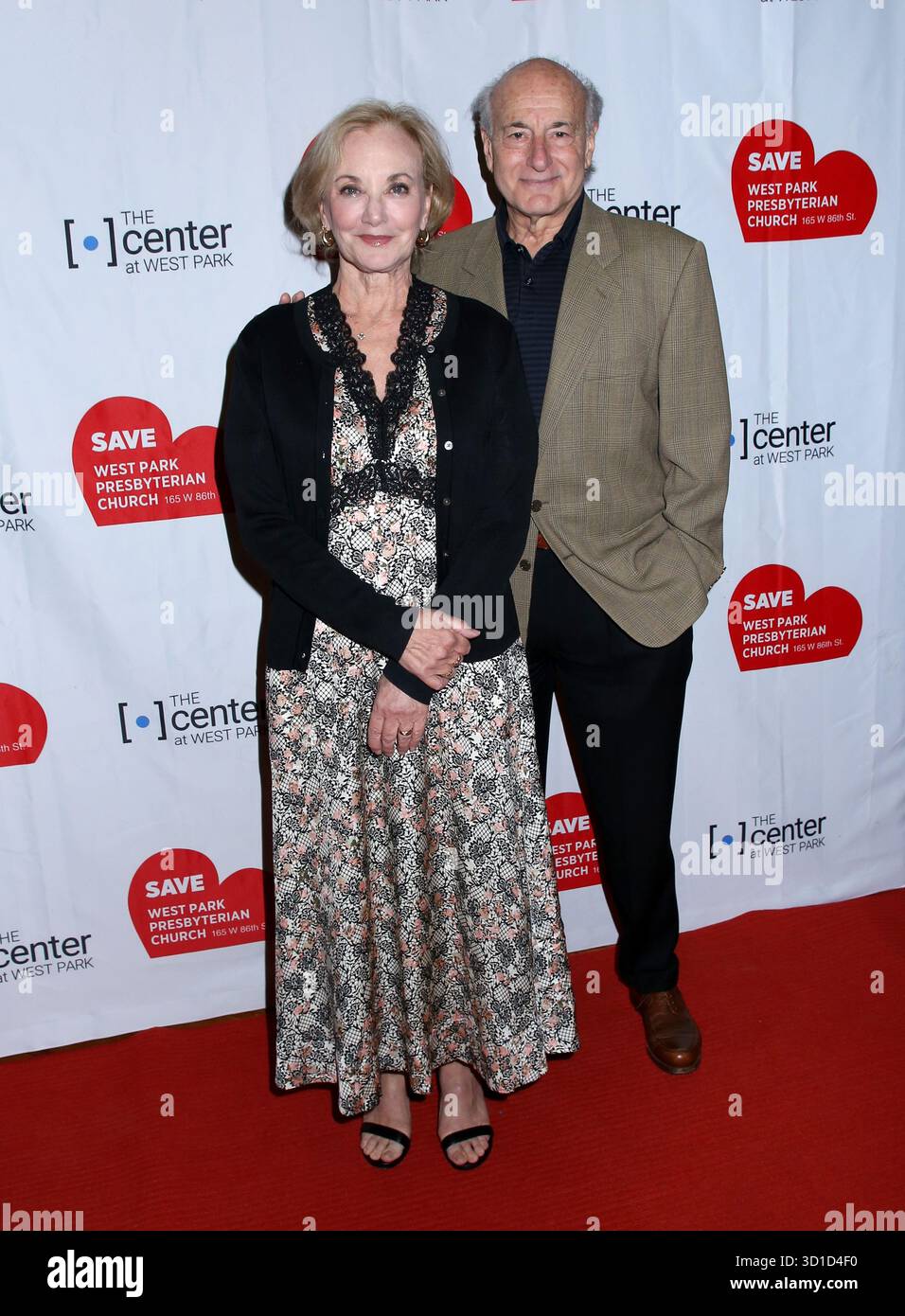 J. Smith-Cameron and Peter Friedman attending the Staged Reading of ...