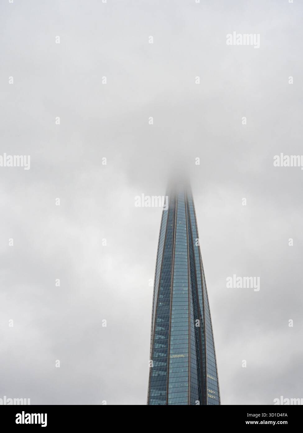 The Lakhta Center tower seen. The Lakhta Center is a multifunctional ...