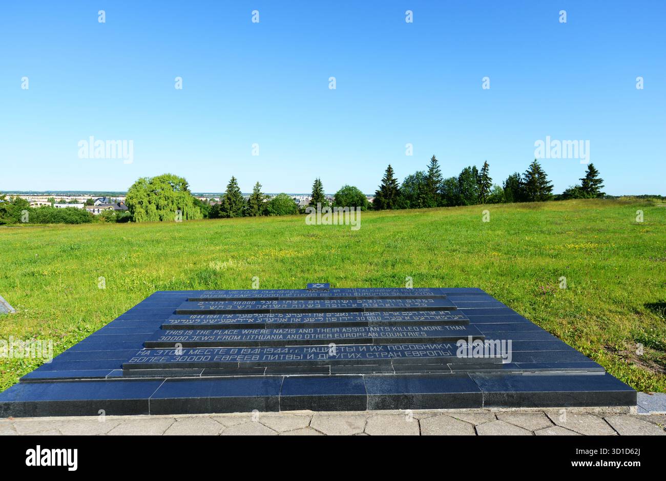 A memorial for victims of the Nazi occupation and Nazi death camp at ...