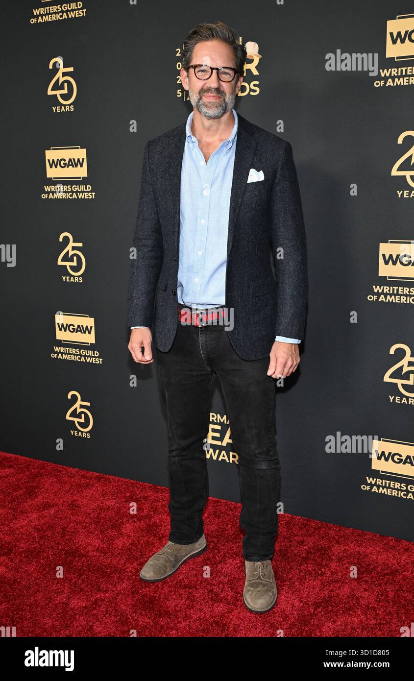 Todd Grinnell arriving to The Norman Lear Awards 2025 at Writers Guild ...