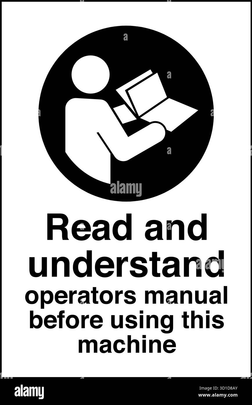 Refer to instructions safety Stock Vector Images - Alamy