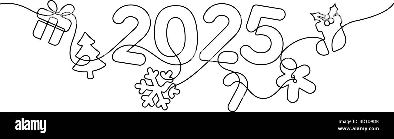 Hello one line continuous Black and White Stock Photos & Images - Alamy