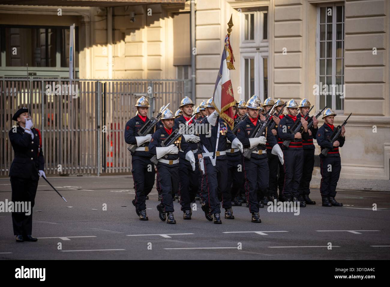 Installation ceremony of the new police prefect (commissioner) of Paris ...
