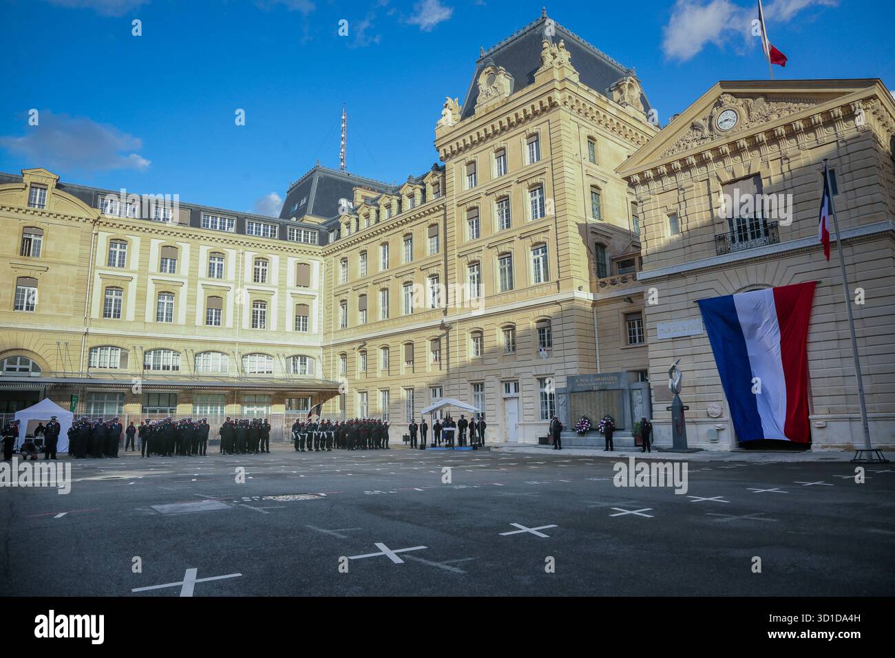 Installation ceremony of the new police prefect (commissioner) of Paris ...