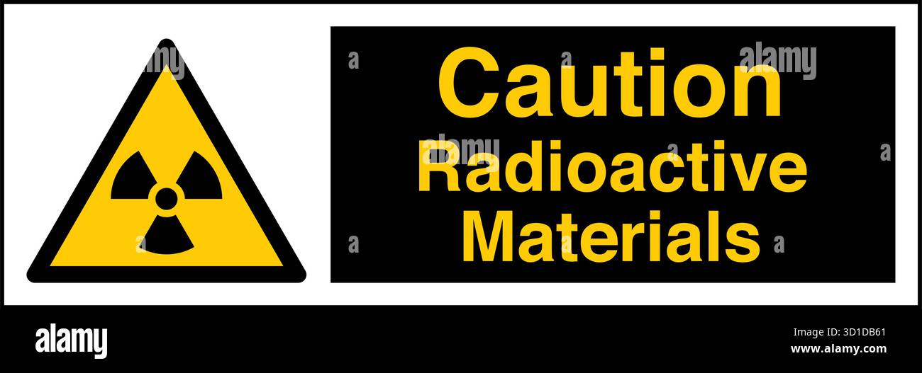 ISO 7010 Registered Safety Signs for "Caution: Radioactive Material ...