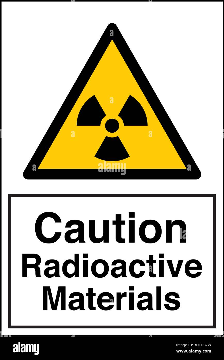 ISO 7010 Registered Safety Signs for "Caution: Radioactive Material ...