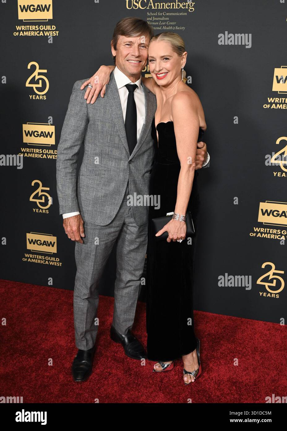 Beverly Hills, CA USA. 27th Oct 2025. Grant Show, Katherine LaNasa at ...