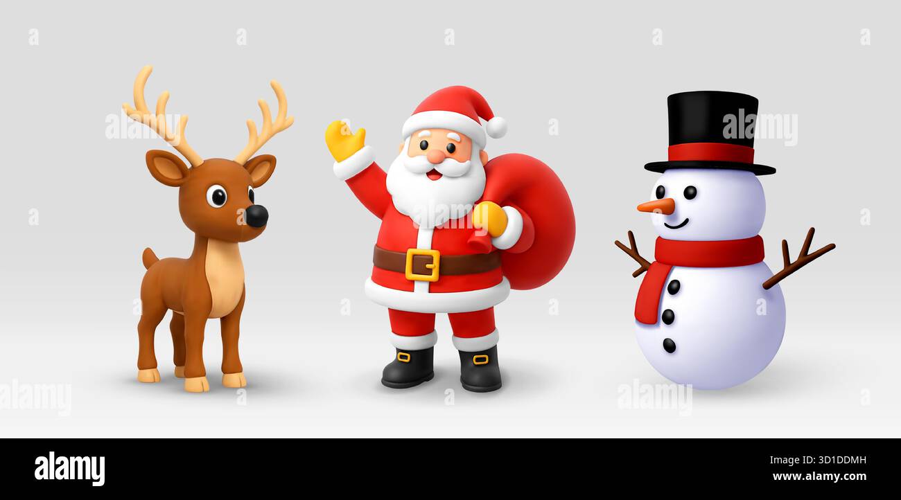 Christmas reindeer festive hat Stock Vector Images - Alamy