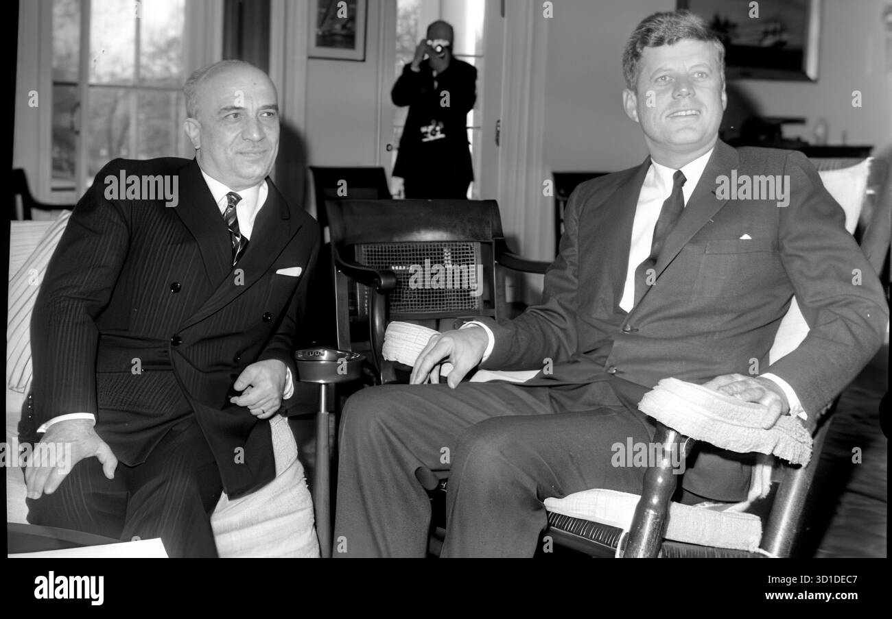 John F. Kennedy - President of the United States 1961-1963 Stock Photo ...