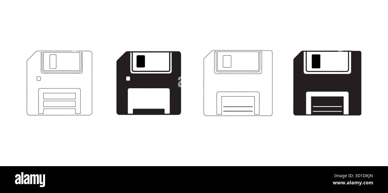 Floppy disk design Stock Vector Images - Alamy