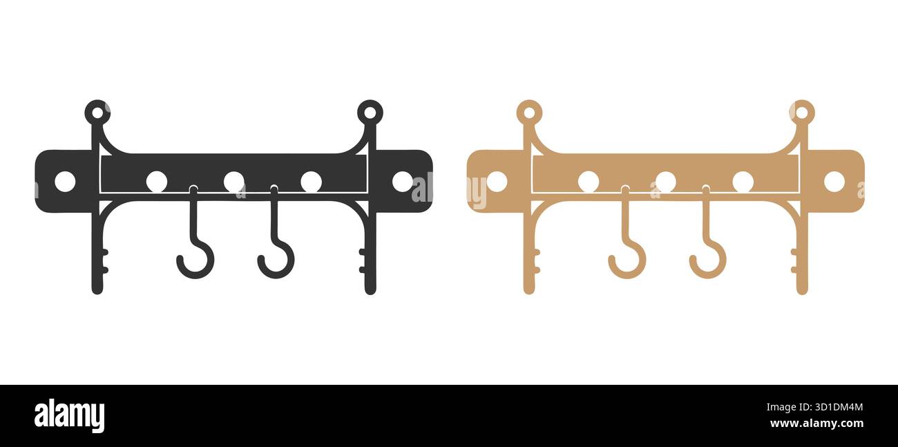 Rack for utensils Stock Vector Images - Alamy