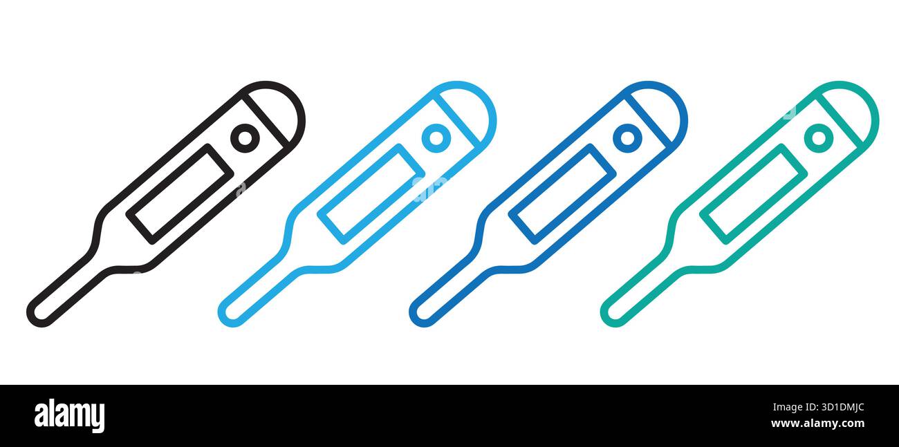 Thermometer for temperature tracking Cut Out Stock Images & Pictures ...