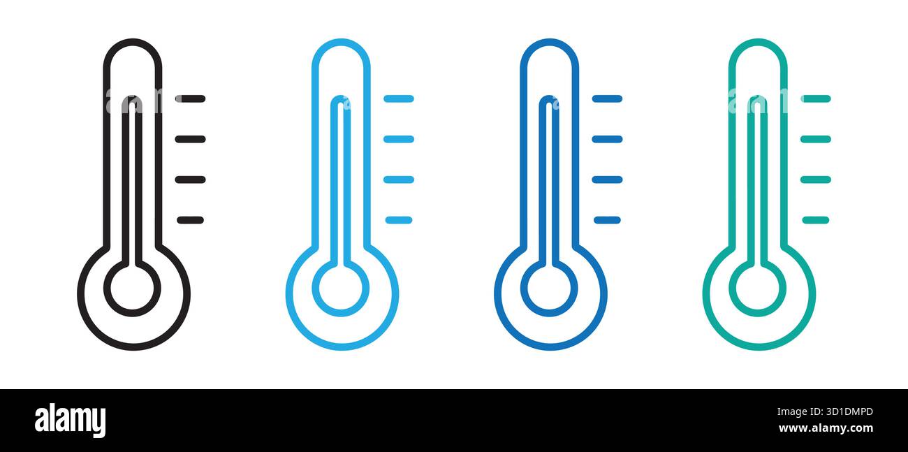Ui temperature icon Cut Out Stock Images & Pictures - Alamy
