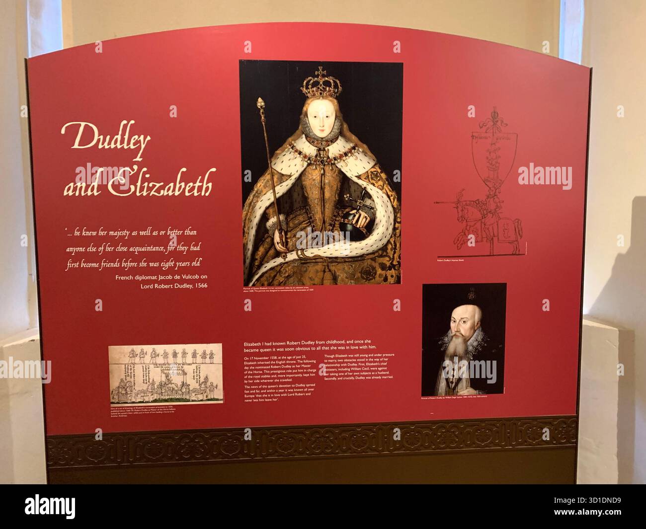 Kenilworth Castle Warwickshire history historic Elizabeth 1st old ...