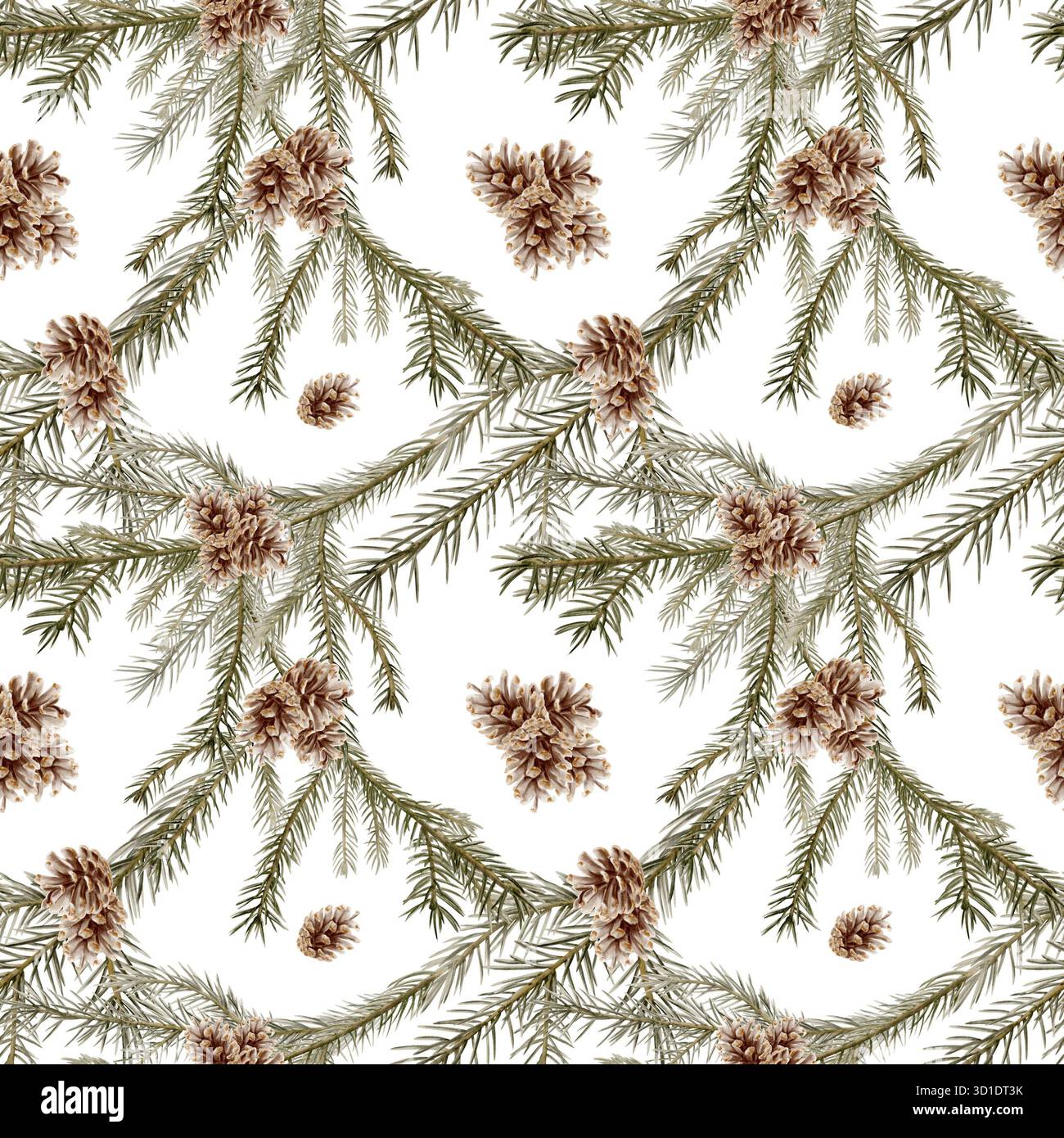 Spruce branches in vintage Cut Out Stock Images & Pictures - Alamy