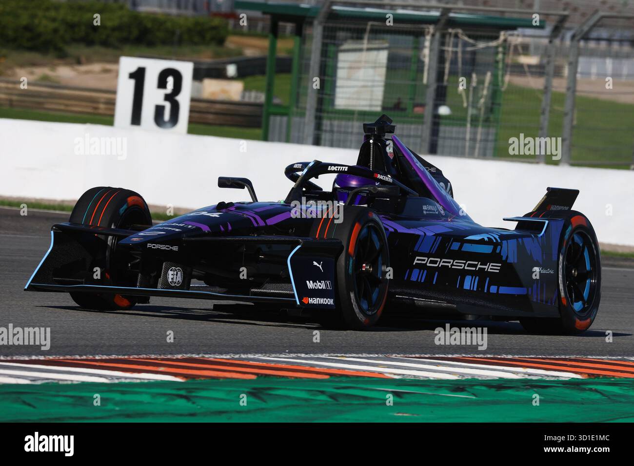 Pascal Wehrlein drives his TAG Heuer Porsche. FIA Formula E Preseason ...