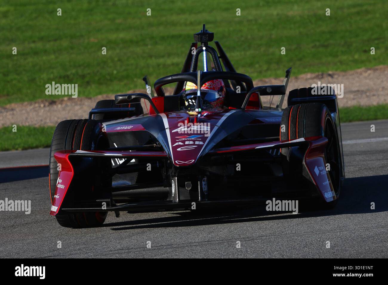Edoardo Mortara driving his Mahindra Racing. FIA Formula E Preseason ...
