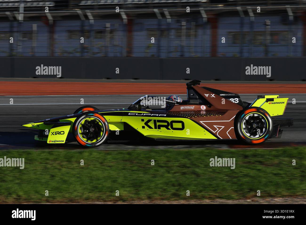 Dan Ticktum drives his Cupra Kiro Racing. FIA Formula E Preseason ...