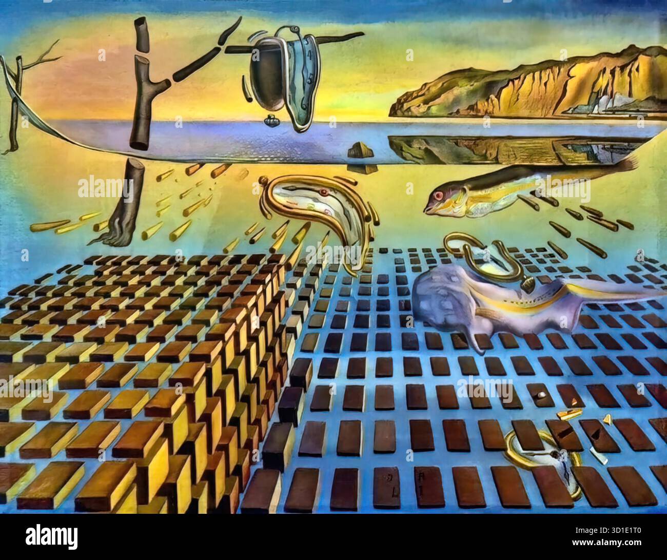 The Disintegration of the Persistence of Memory, 1954 by Salvador Dali ...