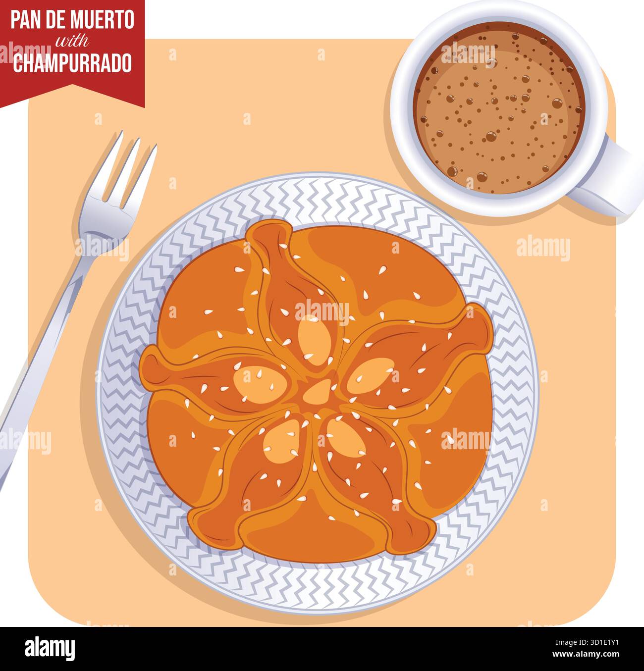 Pan De Muerto or Bread of the Dead with Sesame & Mexican Hot Chocolate ...
