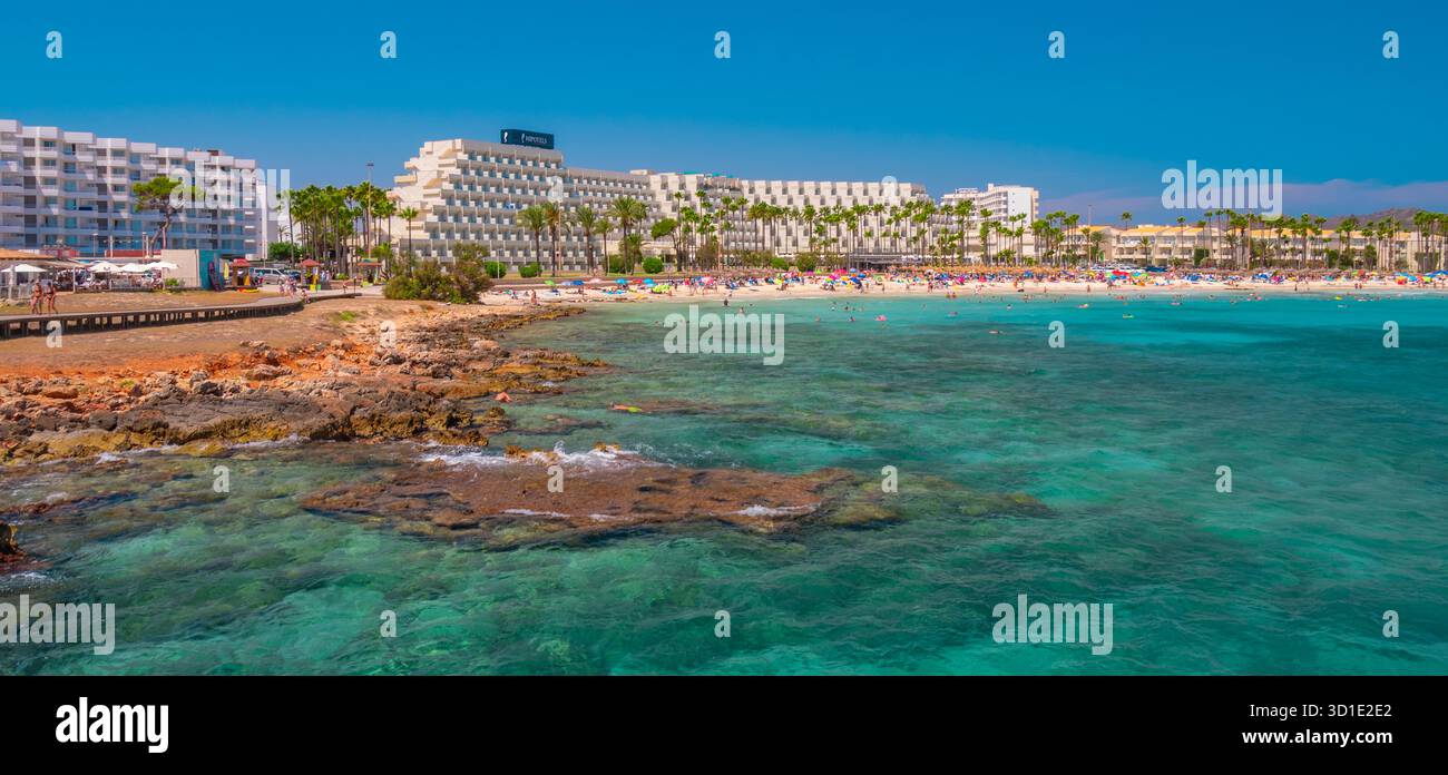 Sa Coma, San Lorenzo del Cardezar Municipality, Mediterranean Sea ...